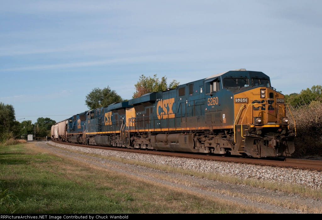 CSX 5260 on the K802 Northbound at MP 54